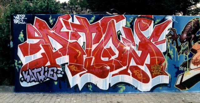 ATOM graffiti art - Spoki